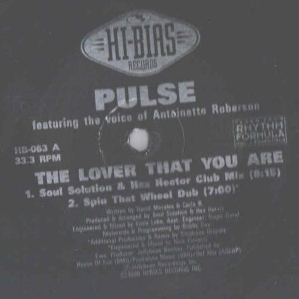 ・アーティスト Pulse, The Voice Of Antoinette Roberson ・タイトル The Lover That You Are ・レーベル・型番 Hi-Bias Records HB063 ・フォーマット 12" ...