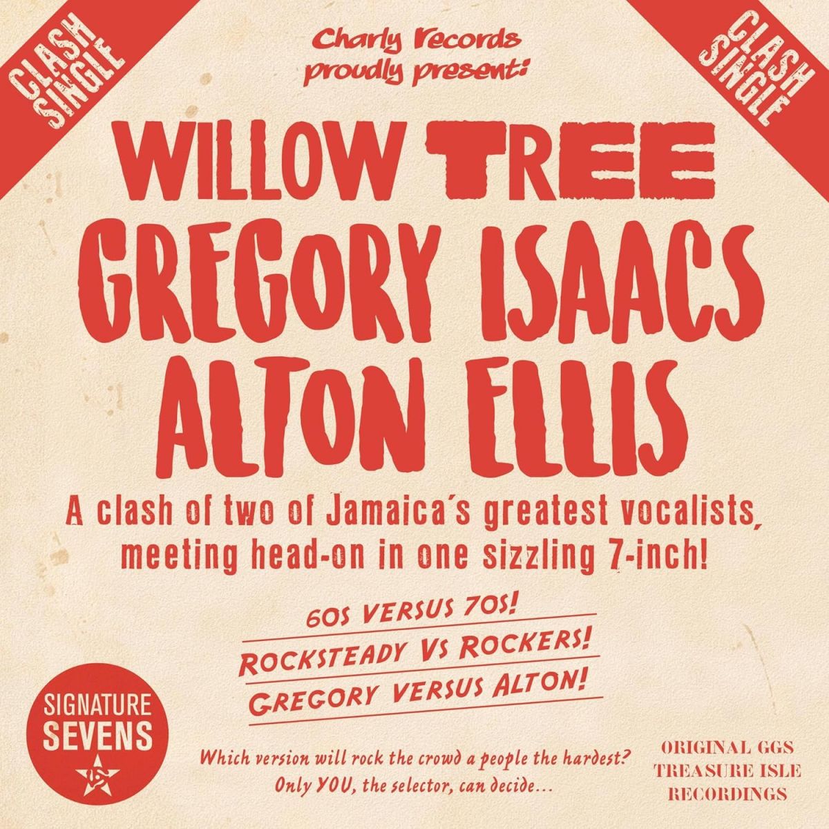 ・アーティスト Gregory Isaacs / Alton Ellis ・タイトル Willow Tree [Analog] [LP Record] Isaacs, Gregory / Ellis, Alton ・レーベル・型番 Char...