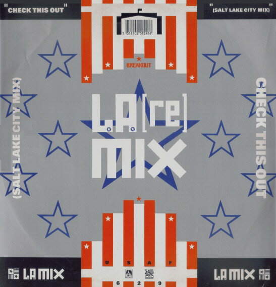 ・アーティスト L.a. Mix ・タイトル Check This Out (Salt Lake City Mix) ・レーベル・型番 Breakout, A&M Records USAF629 ・フォーマット 12" ・コンディション(盤...