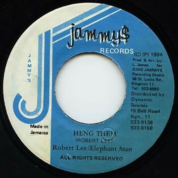 ・アーティスト Robert Lee / Elephant Man ・タイトル Heng Them ・レーベル・型番 Jammy's Records NONE ・フォーマット 7インチレコード ・コンディション(盤) 可 (VG) ・コンデ...