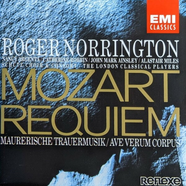 ・アーティスト Mozart, Argenta, Robbin; Norrington ・タイトル Requiem ・レーベル・型番 EMI Classics 077775452525 ・フォーマット CD ・コンディション(盤) 良い (...