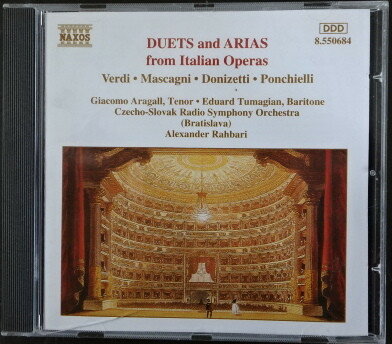 ・アーティスト Giuseppe Verdi, Pietro Mascagni, Gaetano Donizetti, Amilcare Ponchielli ・タイトル Duets And Arias From Italian Opera...
