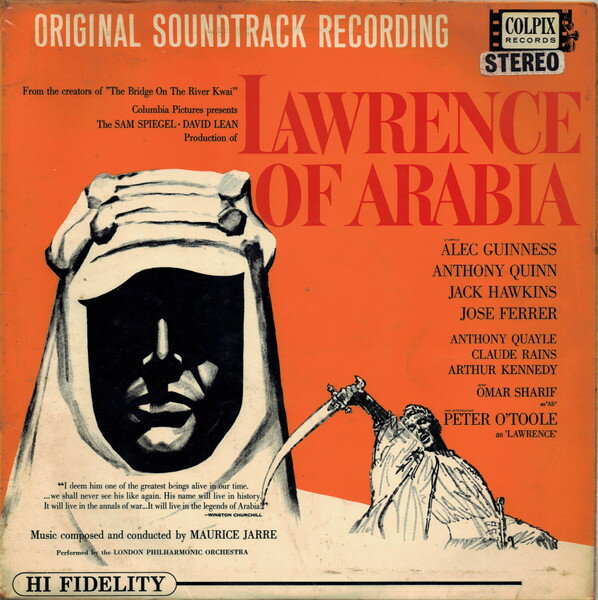 ・アーティスト Maurice Jarre, London Philharmonic Orchestra ・タイトル Lawrence Of Arabia?Original Soundtrack Recording ・レーベル・型番 Pye...