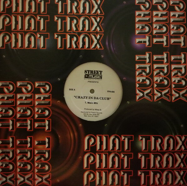 ・アーティスト DJ Missy B / Lumi, Wayne Wonder ・タイトル Crazy In Da Club / Oh No ・レーベル・型番 Street Music Entertainment FPH005 ・フォーマッ...