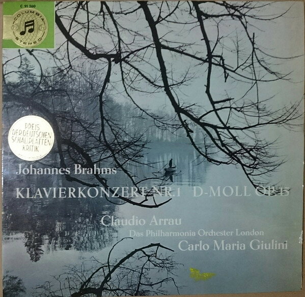 ・アーティスト Johannes Brahms - Claudio Arrau, Philharmonia Orchestra, Carlo Maria Giulini ・タイトル Klavierkonzert Nr. 1 D-moll o...
