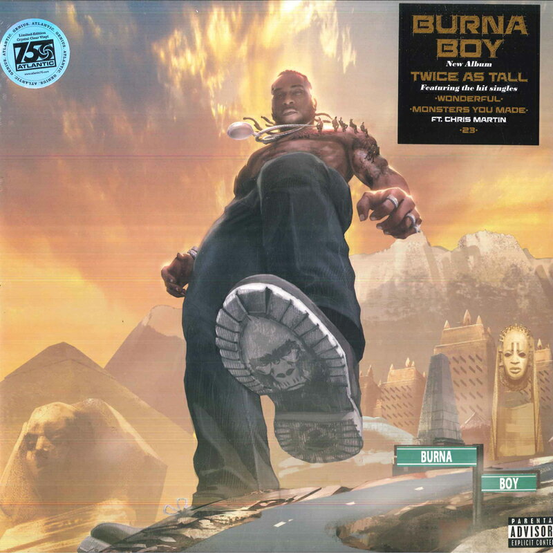・アーティスト Burna Boy ・タイトル Twice As Tall ・レーベル・型番 Atlantic 1643765 ・フォーマット LP ・コンディション(盤) 新品 (M) ・コンディション(ジャケット) ・コンディション(帯...