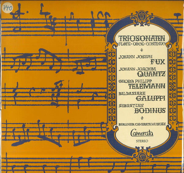 ・アーティスト ベルリン・カメラータ・ムジカーレ ・タイトル トリオ・ソナタ集 ・レーベル・型番 CAMERATA CMS30021LPM ・フォーマット LPレコード ・コンディション(盤) 非常に良い(EX) ・コンディション(ジャケッ...