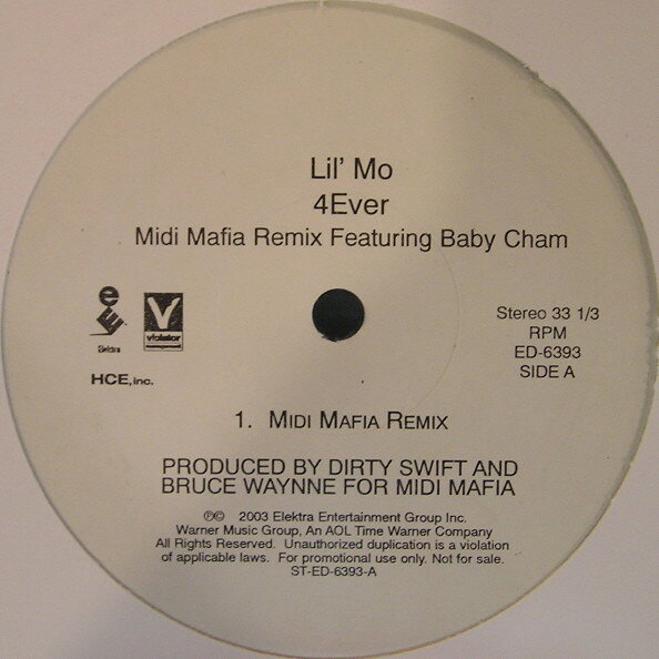 ・アーティスト Lil' Mo, Baby Cham ・タイトル 4Ever (Midi Mafia Remix) ・レーベル・型番 Elektra ED6393PROMO ・フォーマット 12インチレコード ・コンディション(盤) 良い ...