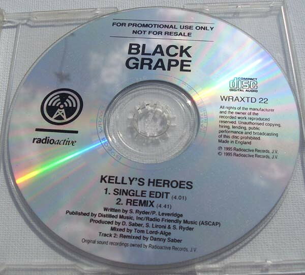・アーティスト Black Grape ・タイトル Kelly's Heroes ・レーベル・型番 Radioactive WRAXTD22 ・フォーマット CD ・コンディション(盤) 良い (VG+) ・コンディション(ジャケット) ・...
