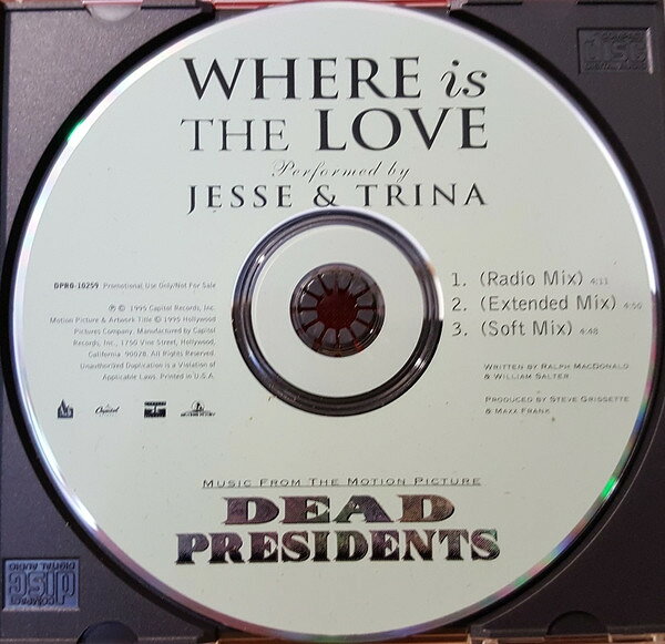 ・アーティスト Jesse,Trina ・タイトル Where Is The Love ・レーベル・型番 Capitol DPRO10259 ・フォーマット CD ・コンディション(盤) 良い (VG+) ・コンディション(ジャケット) ・...