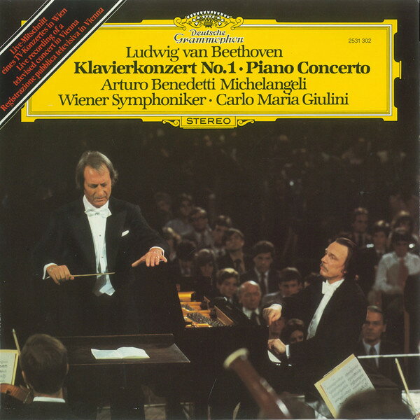 ・アーティスト Arturo Benedetti Michelangeli, Wiener Symphoniker, Carlo Maria Giulini ・タイトル Ludwig Van Beethoven, Klavierkonzer...