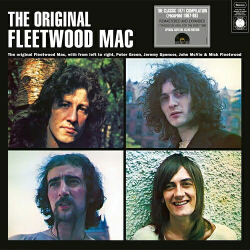 ・アーティスト Fleetwood Mac ・タイトル The Original Fleetwood Mac (Crystal clear vinyl) ・レーベル・型番 SONY MUSIC UK 19958400551 ・フォーマット ...