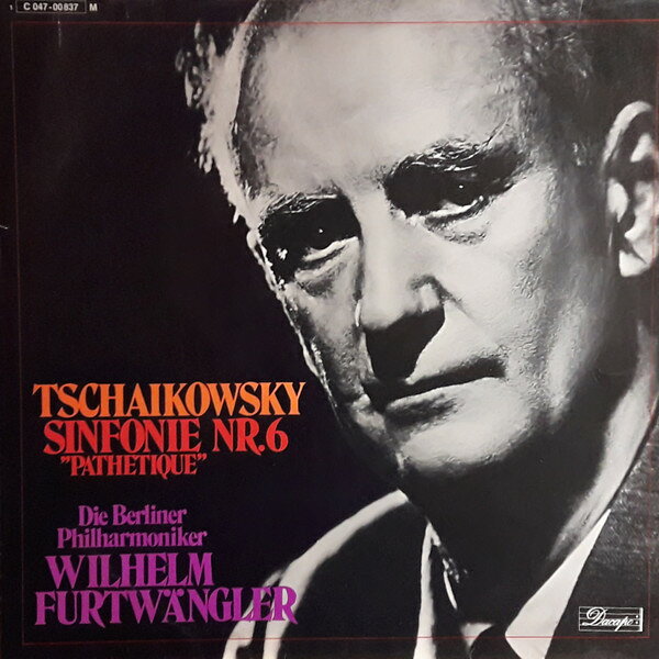 ・アーティスト Wilhelm Furtwangler, Berliner Philharmoniker ・タイトル Tchaikovsky: Sinfonie Nr. 6 Pathetique ・レーベル・型番 DACAPO 1C0470...