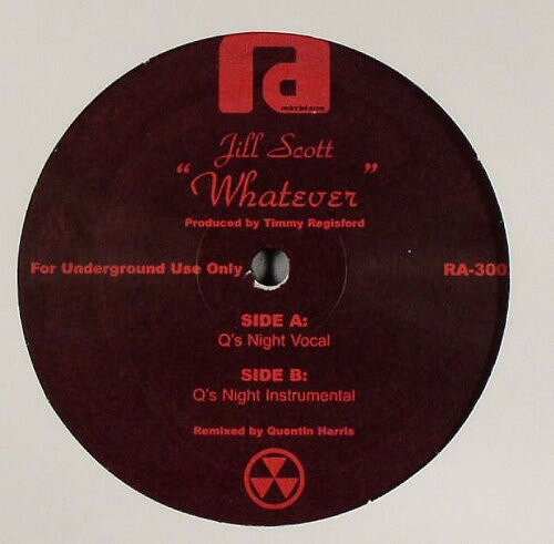 ・アーティスト Jill Scott ・タイトル Whatever ・レーベル・型番 Restricted Access RA3003 ・フォーマット 12インチレコード ・コンディション(盤) 良い (VG+) ・コンディション(ジャケッ...