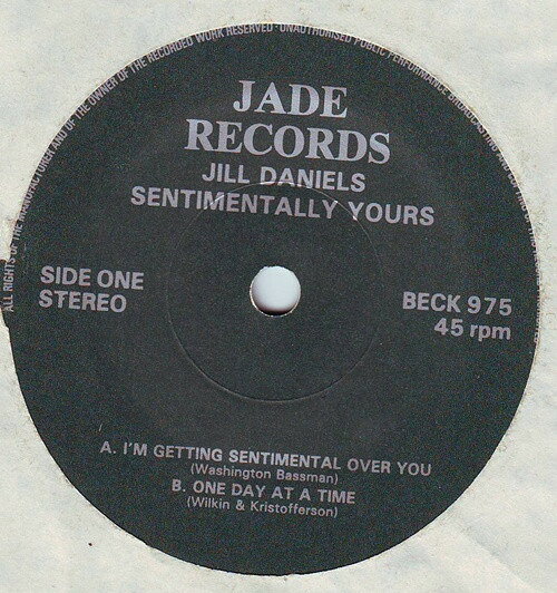 ・アーティスト Jill Daniels ・タイトル Sentimentally Yours ・レーベル・型番 JADE RECORDS BECK975 ・フォーマット 7インチレコード ・コンディション(盤) 良い (VG+) ・コンディ...