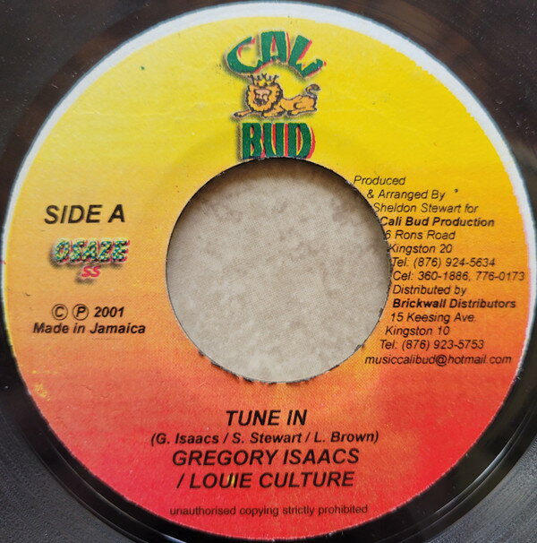 ・アーティスト Gregory Isaacs / Louie Culture ・タイトル Tune In ・レーベル・型番 Cali Bud NONE ・フォーマット 7インチレコード ・コンディション(盤) 良い (VG+) ・コンディシ...