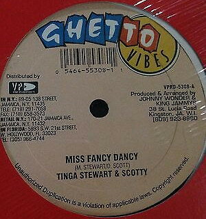 ・アーティスト Tinga Stewart & Scotty (2) , African ・タイトル Miss Fancy Dancy / Size Gun ・レーベル・型番 Ghetto Vibes VPRD5308 ・フォーマット 12...