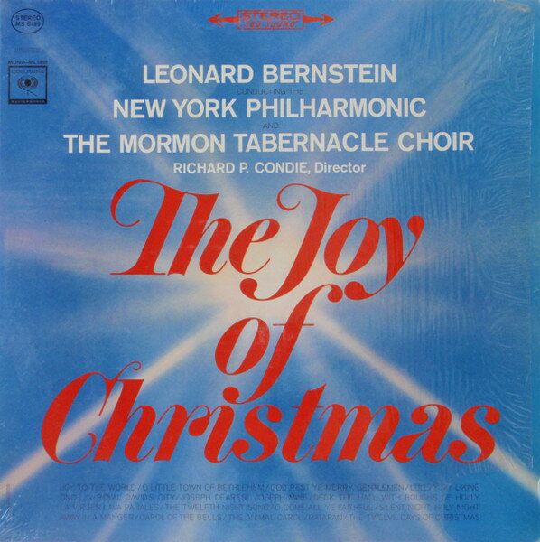 ・アーティスト Leonard Bernstein Conducting The New York Philharmonic & The Mormon Tabernacle Choir, Richard P. Condie ・タイトル Th...