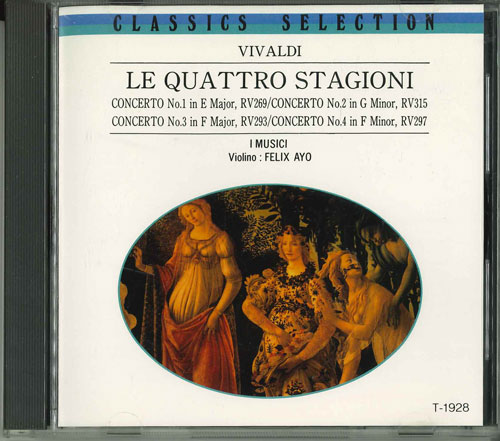 ・アーティスト Vivaldi ・タイトル Le Quattro Stagioni ・レーベル・型番 Classics Selection T1928 ・フォーマット CD ・コンディション(盤) 非常に良い(EX) ・コンディション(ジャ...