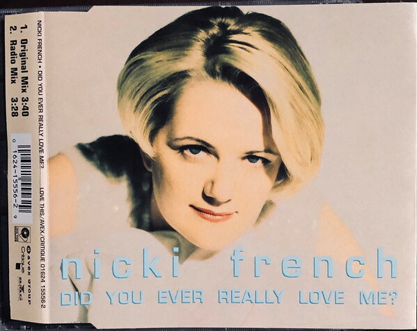 ・アーティスト Nicki French ・タイトル Did You Ever Really Love Me? ・レーベル・型番 Critique 155562 ・フォーマット CD ・コンディション(盤) 良い (VG+) ・コンディショ...