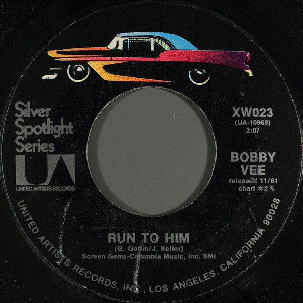 ・アーティスト Bobby Vee ・タイトル Run To Him / Sharing You ・レーベル・型番 United Artists Records XW023 ・フォーマット 7" ・コンディション(盤) 良い (VG+) ・...
