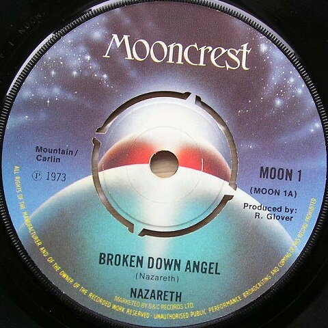 ・アーティスト Nazareth ・タイトル Broken Down Angel ・レーベル・型番 Mooncrest MOON1 ・フォーマット 7" ・コンディション(盤) 非常に良い(EX) ・コンディション(ジャケット) プレインカ...