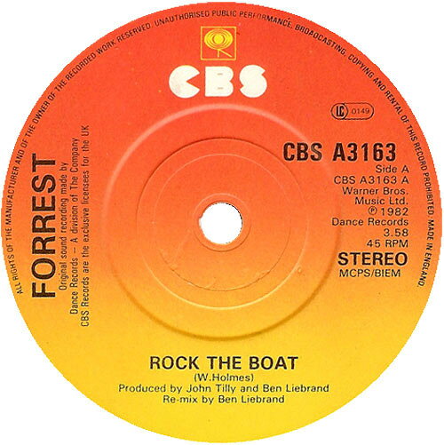 ・アーティスト Forrest ・タイトル Rock The Boat ・レーベル・型番 CBS CBSA3163 ・フォーマット 7" ・コンディション(盤) 良い (VG+) ・コンディション(ジャケット) ・コンディション(帯) オビ...