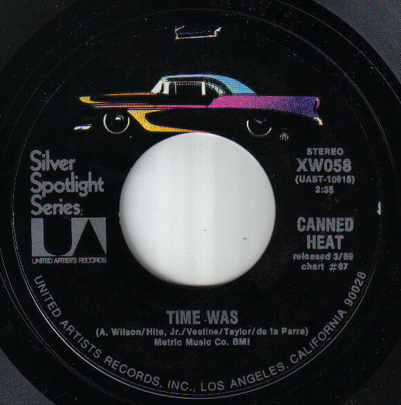 ・アーティスト Canned Heat ・タイトル On The Road Again / Time Was ・レーベル・型番 United Artists Records XW058 ・フォーマット 7インチレコード ・コンディション(盤...