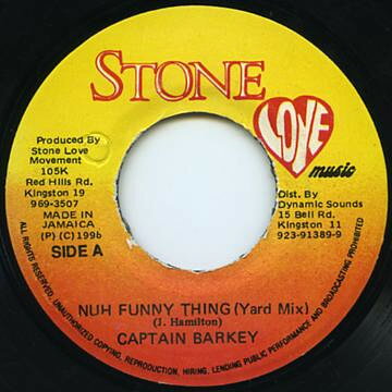 ・アーティスト Captain Barkey ・タイトル Nuh Funny Thing ・レーベル・型番 Stone Love Music NONE ・フォーマット 7インチレコード ・コンディション(盤) 良い (VG+) ・コンディシ...