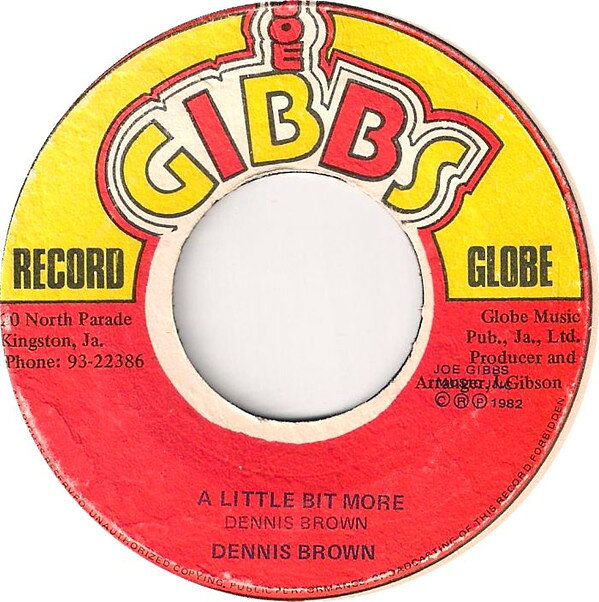 ・アーティスト Dennis Brown ・タイトル A Little Bit More ・レーベル・型番 Joe Gibbs Record Globe NONE ・フォーマット 7インチレコード ・コンディション(盤) 可 (VG) ・コ...