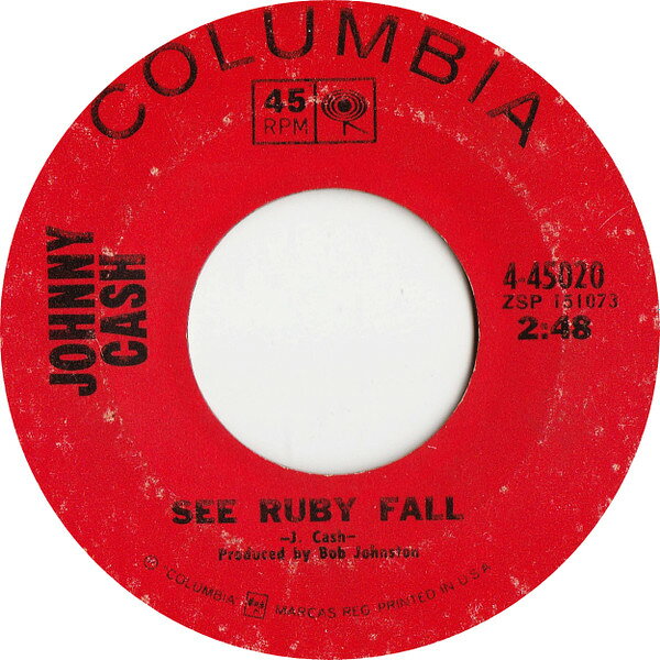 ・アーティスト Johnny Cash ・タイトル See Ruby Fall / Blistered ・レーベル・型番 Columbia 445020 ・フォーマット 7インチレコード ・コンディション(盤) 可 (VG) ・コンディショ...