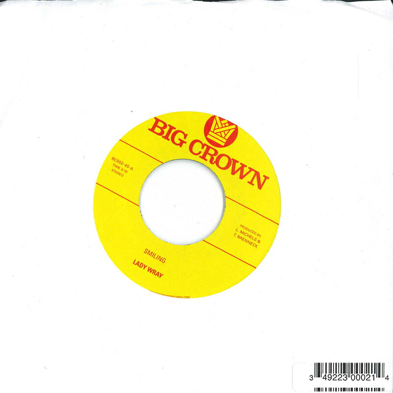 ・アーティスト Lady Wray ・タイトル Smiling / Make Me Over ・レーベル・型番 Big Crown Records BC00245 ・フォーマット 7インチレコード ・コンディション(盤) 新品 (M) ・コ...