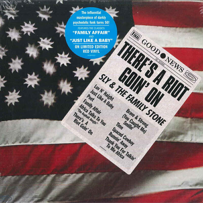 ・アーティスト Sly & The Family Stone ・タイトル There's A Riot Goin' On (Red Vinyl) ・レーベル・型番 Epic, Legacy 19439904351 ・フォーマット LPレコー...
