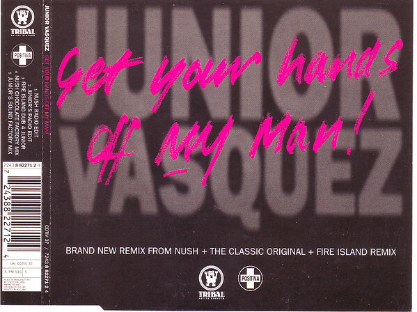 ・アーティスト Junior Vasquez ・タイトル Get Your Hands Off My Man ・レーベル・型番 Positiva CDTIV37 ・フォーマット CD ・コンディション(盤) 良い (VG+) ・コンディショ...