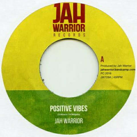 ・アーティスト Jah Warrior ・タイトル Positive Vibes ・レーベル・型番 Jah Warrior JW728 ・フォーマット 7" ・コンディション(盤) 新品 (M) ・コンディション(ジャケット) ・コンディシ...