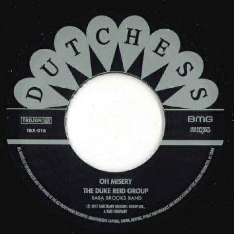 ・アーティスト Duke Reid Group / Rio Grandes ・タイトル Oh Misery / Fooling Around ・レーベル・型番 Dutchess TBX016 ・フォーマット 7" ・コンディション(盤) 新...