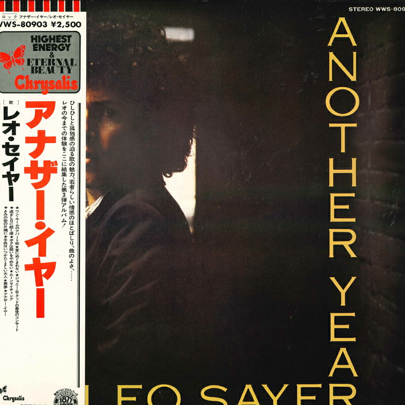・アーティスト Leo Sayer ・タイトル Another Year ・レーベル・型番 CHRYSALIS WWS80903 ・フォーマット LPレコード ・コンディション(盤) 非常に良い(EX) ・コンディション(ジャケット) 非常...