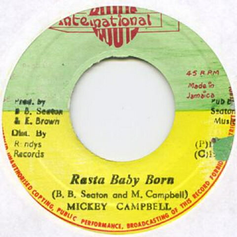 ・アーティスト Mikey Dread / Conscious Minds ・タイトル Rasta Baby Born / Rasta Rhythm ・レーベル・型番 Roots International DSR9148 ・フォーマット ...