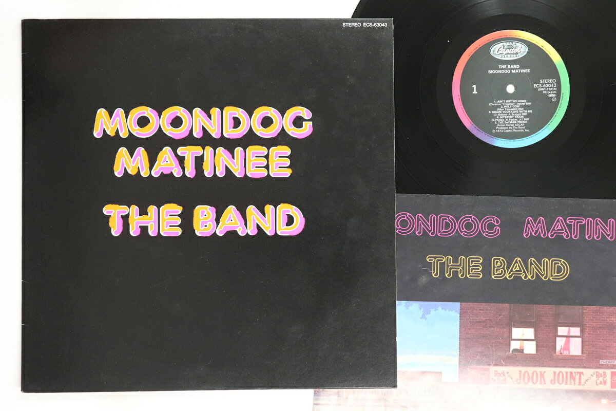 ・アーティスト Band ・タイトル Moondog Matinee ・レーベル・型番 CAPITOL ECS63043 ・フォーマット LPレコード ・コンディション(盤) 良い (VG+) ・コンディション(ジャケット) 良い (VG+...