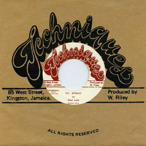 ・アーティスト Mad Lads / Techniques ・タイトル So Afraid / Reason Why ・レーベル・型番 Techniques/Dub Store Records DSRWR706 ・フォーマット 7" ・コン...