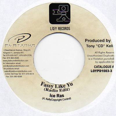 ・アーティスト Ice Ras ・タイトル Fassy Like Yu ・レーベル・型番 L/O/Y Records NONE ・フォーマット 7インチレコード ・コンディション(盤) 良い (VG+) ・コンディション(ジャケット) プレ...