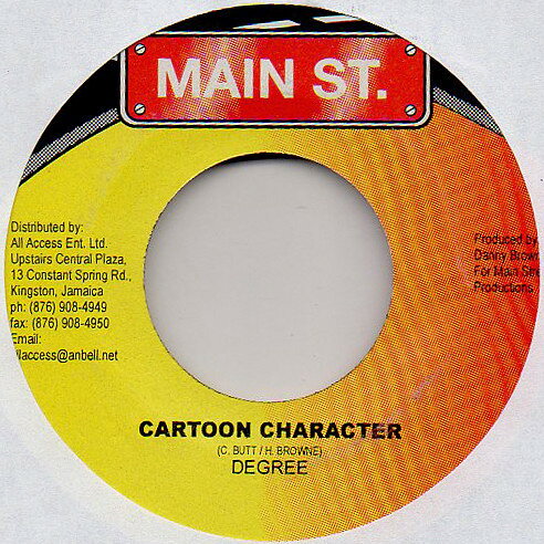 ・アーティスト General Degree ・タイトル Cartoon Character ・レーベル・型番 Main St. NONE ・フォーマット 7インチレコード ・コンディション(盤) 良い (VG+) ・コンディション(ジャケ...