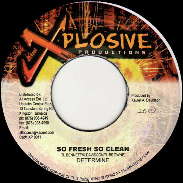 ・アーティスト Determine / Desperado (2) ・タイトル So Fresh So Clean / What Girls Want ・レーベル・型番 Xplosive Productions XO0011 ・フォーマット...