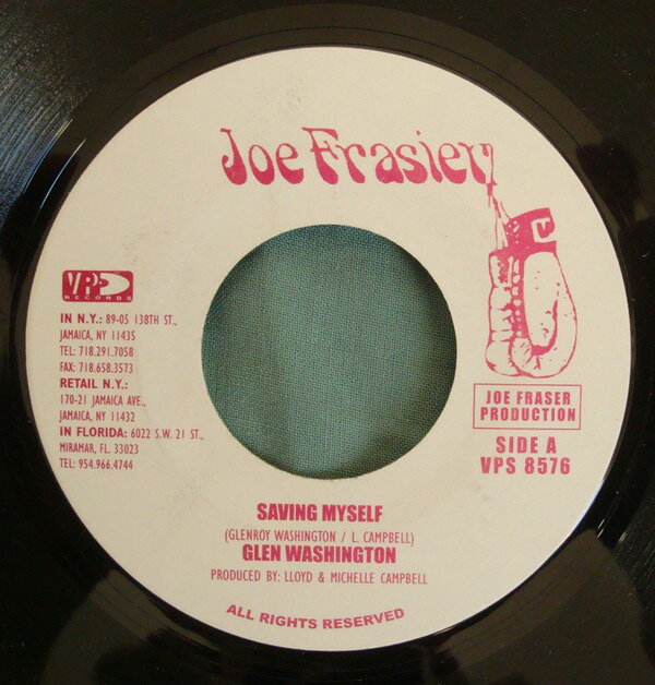 ・アーティスト Glen Washington ・タイトル Saving Myself ・レーベル・型番 Joe Frasier VPS8576 ・フォーマット 7" ・コンディション(盤) 良い (VG+) ・コンディション(ジャケット)...