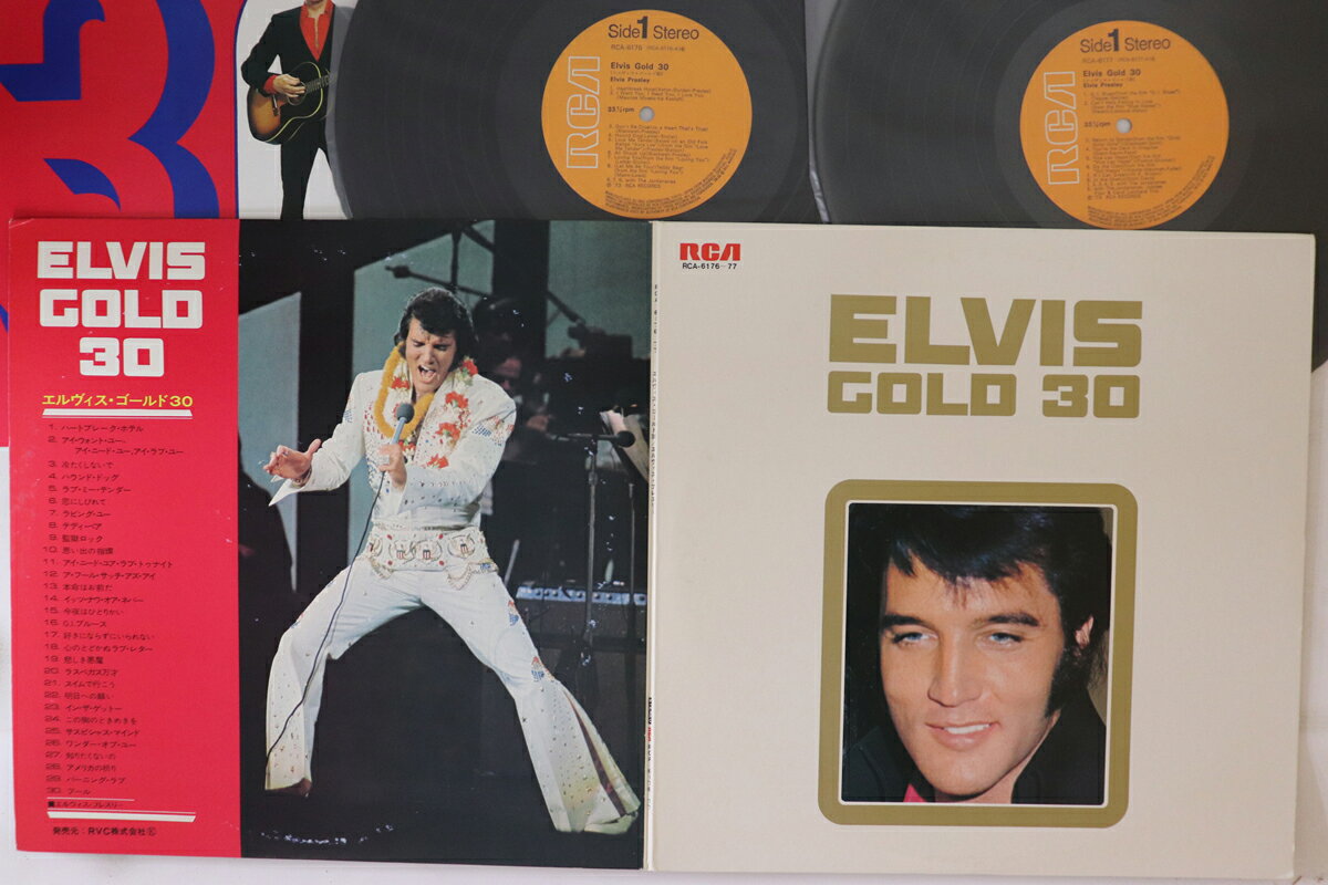・アーティスト Elvis Presley ・タイトル Elvis Gold 30 ・レーベル・型番 RCA RCA617677 ・フォーマット LPレコード ・コンディション(盤) 良い (VG+) ・コンディション(ジャケット) 良い ...