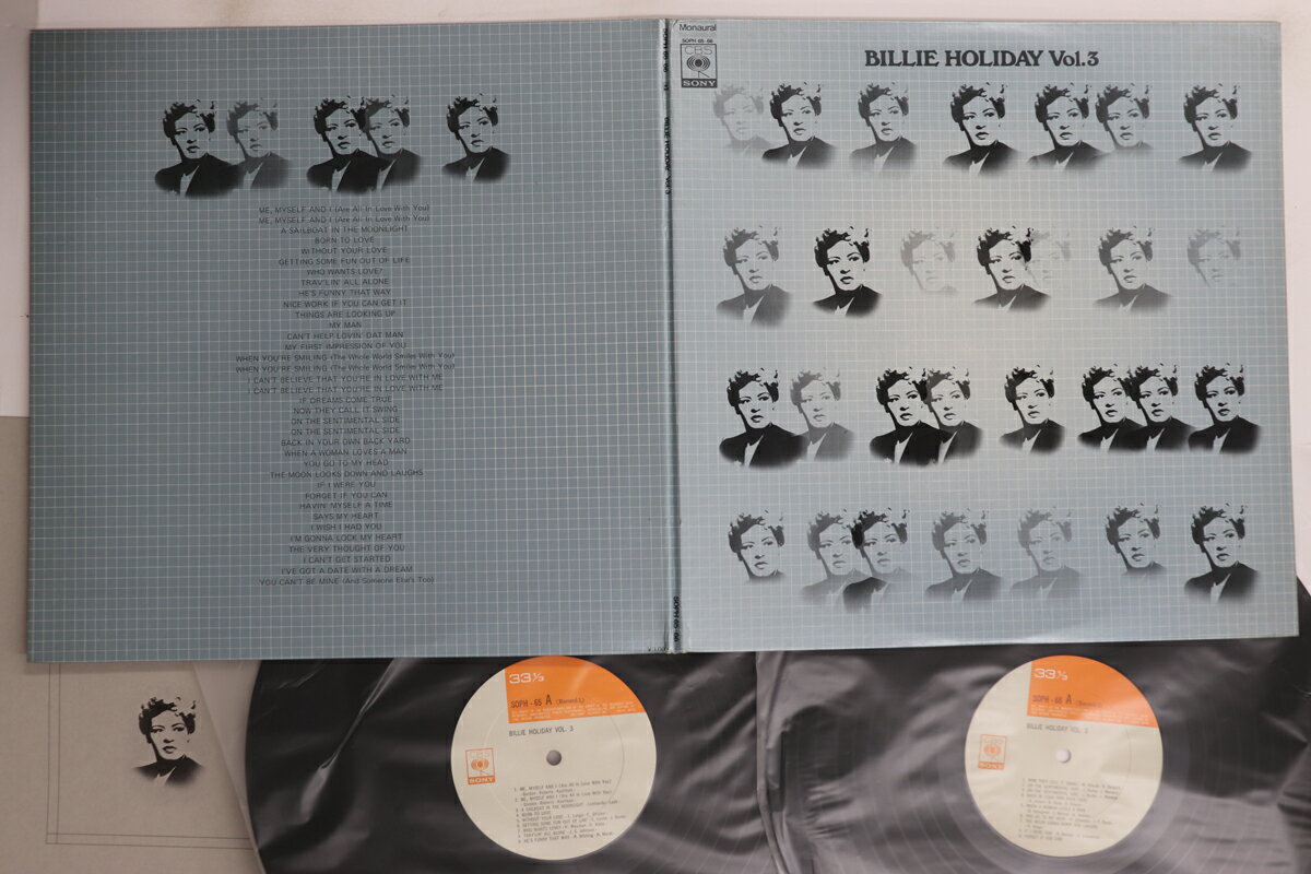 ・アーティスト Billie Holiday ・タイトル Billie Holiday Vol.3 ・レーベル・型番 CBS SONY SOPH65 ・フォーマット LPレコード ・コンディション(盤) 良い (VG+) ・コンディション(...