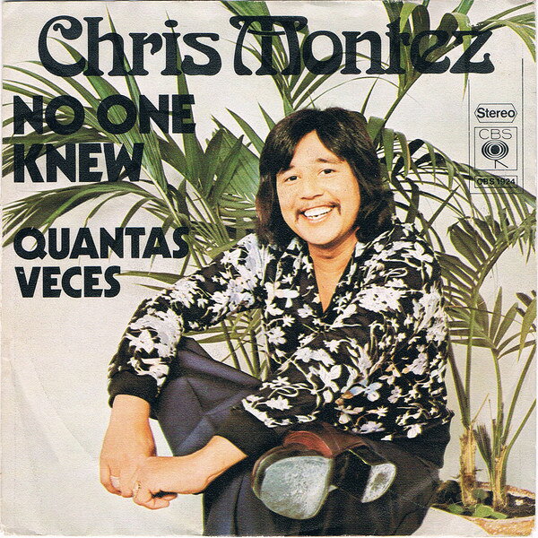 ・アーティスト Chris Montez ・タイトル No One Knew / Quantas Veces ・レーベル・型番 CBS CBS1924 ・フォーマット 7インチレコード ・コンディション(盤) 良い (VG+) ・コンディシ...