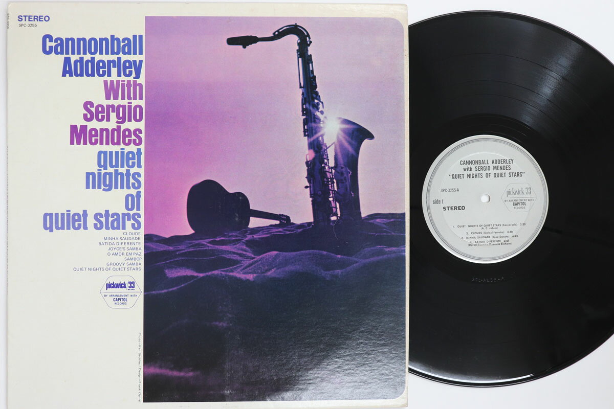 ・アーティスト Cannonball Adderley, Sergio Mendes ・タイトル Quiet Nights Of Quiet Stars ・レーベル・型番 PICKWICK33 SPC3255 ・フォーマット LPレコード ...