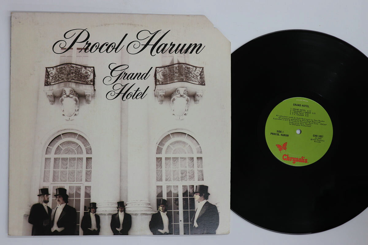 ・アーティスト Procol Harum ・タイトル Grand Hotel ・レーベル・型番 Chrysalis CHR1037 ・フォーマット LPレコード ・コンディション(盤) 良い (VG+) ・コンディション(ジャケット) 可 ...