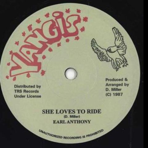 ・アーティスト Earl Anthony ・タイトル She Loves To Ride / Version ・レーベル・型番 Yangis EU TRSYG1 ・フォーマット 7インチレコード(CDではありません) ・コンディション(盤)...